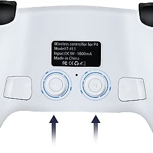 Aoidaruy Wireless Controller for PS4, Compatible with PS4/PS3/PC/Mac/IOS/Android/Switch, PS4 Remote Joystick Controller Dualshocked, Gaming Controller Auto Fire Turbo Button and Custom Ps4 Controller