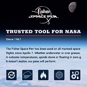 Fisher Space Pen - The Original Astronaut Pen - AG7 Series - Chrome