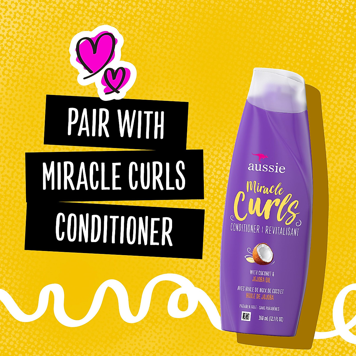 Aussie Shampoo Miracle Curls, 12.1 Ounce