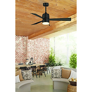 Fanimation FP4640BDZW Zonix Wet Fan-Light Kit, Dark Bronze, 15.57x52.00x52.00