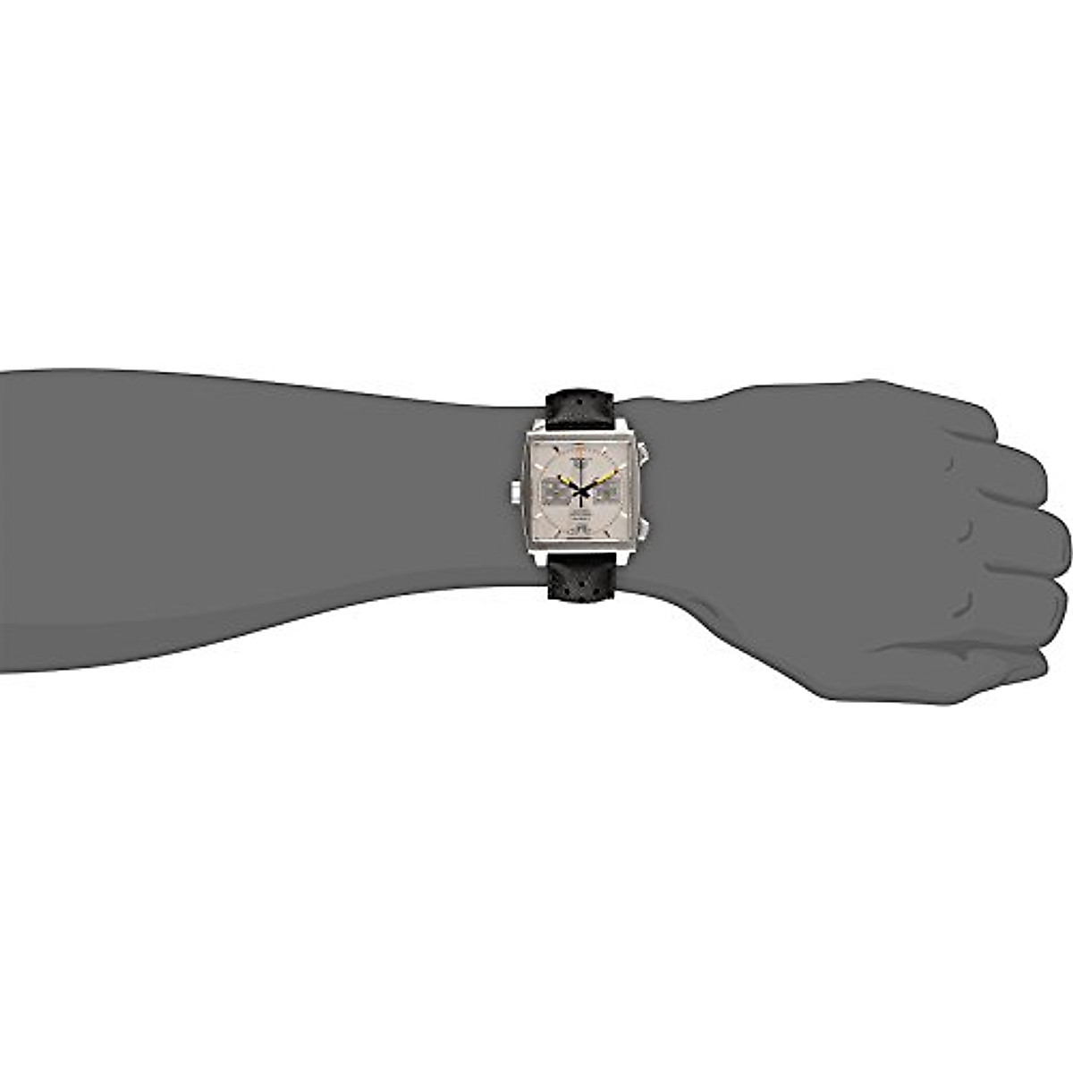 TAG Heuer Men's CAW211C.FC6241 Monaco Analog Display Swiss Automatic Black Watch