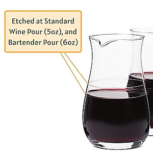 BTaT- Wine decanter, Single Serving, 2 Set, 9.3 oz, Wine Carafe, Small Decanter, Wine Decanters and Carafes, Wine Carafe Decanter, Decanter Wine, Wine Carafe Decanter, Wine Gifts, Mother's Day Gift