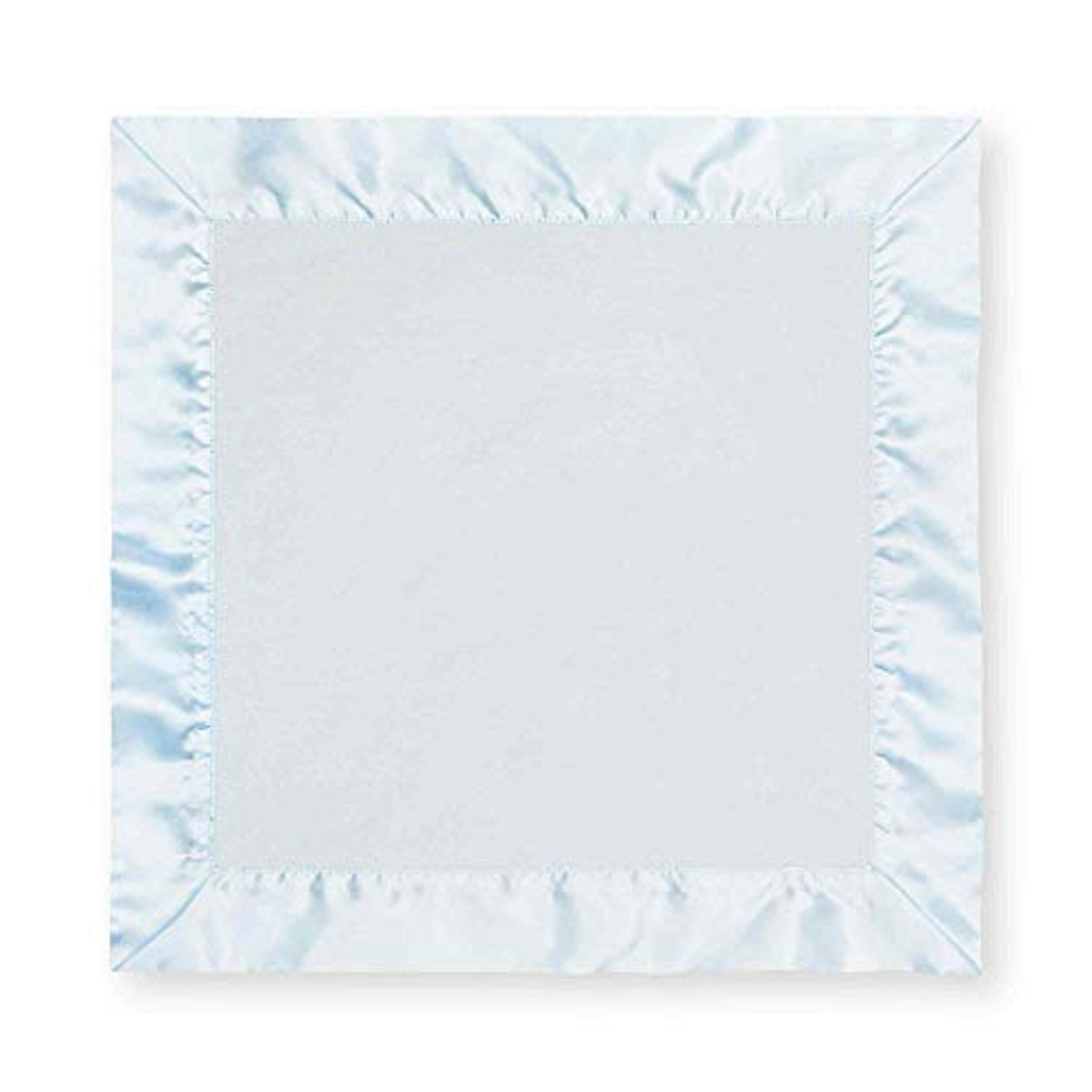 Baby Security Blanket (Blue, 15”x15”), 68% viscose from bamboo, 27% organic cotton, 5% Spandex fleece, Imported