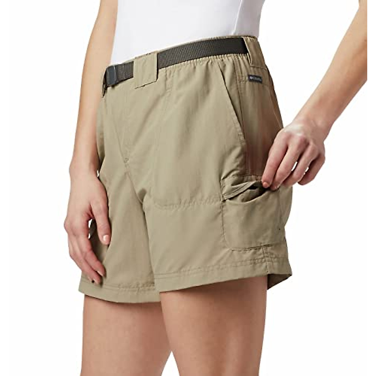 Columbia Women's Sandy River Cargo Short Shorts, tusk, Mx6