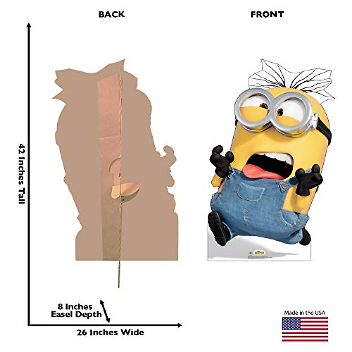 Advanced Graphics Dave Life Size Cardboard Cutout Standup - Minions