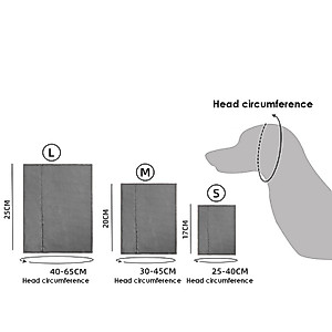 Dog Ear Cover, Pet Ear Covers for Bath, Neck and Ears Warmer for Dog Cats, The Grooming and Force Drying Tool for Anxiety Relief& Calming Dogs