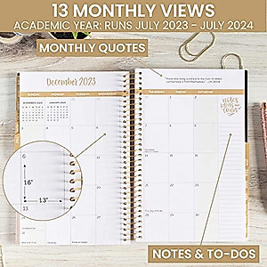 bloom daily planners 2023-2024 Academic Year Day Planner (July 2023 - July 2024) - 5.5” x 8.25” - Weekly/Monthly Agenda Organizer Book with Stickers & Bookmark - Cleerely Stated