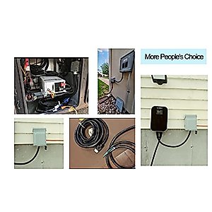 25Ft 50Amp Generator Extension Cord 6 Gauge STW 6/3+8/1 Generator Cord 14-50P Removed Outer Jacket RV/Generator Power Cord