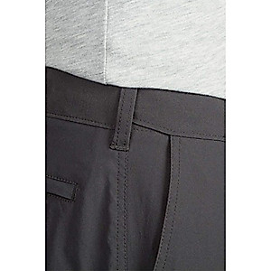 UNIONBAY mens Rainier Lightweight Comfort Travel Tech Chino Hiking Pants, Black, 34W x 32L US