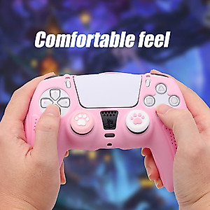 PS5 Silicone Controller Case, Pink PS5 Controller Skin, PlayStation 5 Controller Skin - Light Pink