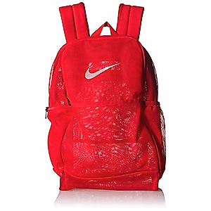 NIKE Brasilia Mesh Backpack 9.0, University Red/University Red, One Size