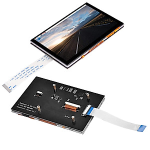 OSOYOO 5 Inch DSI Touch Sceen Capacitive LCD Display 800x480 for Raspberry Pi 4 B 3 Model B+ 2 Plug and Play Monitor Compatible with Raspbian Ubuntu Kali RetroPie Windows 10 IOT