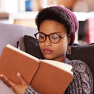 RINHOO FRIENDSHIP Book Earrings for Women Book Shelf Earrinfs for For Book Lovers Gifts for Book Lovers Women Bookshelf Acrylic Dangle Earrings (Bookcase)