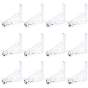 DOITOOL 12pcs Tablecloth Holder Table Cover Clamps Table Cloth Clips for Outdoor Picnic Tables Large Tablecloth Clips Picnic Table Clips Hidden Securing Clip Fastener Dinner Party