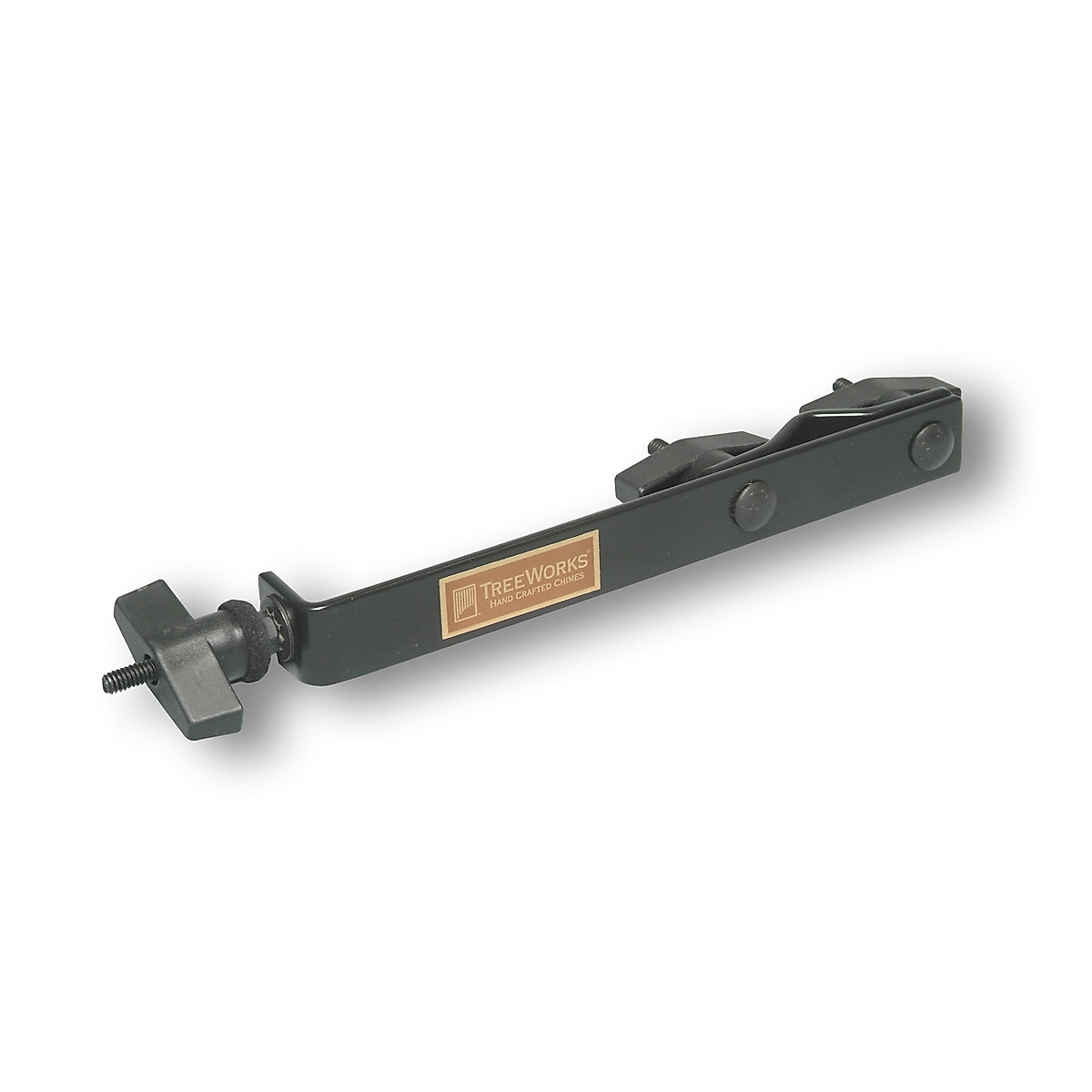 TreeWorks Chimes Bar Mounting Clamp and Chime Holding Bracket — Made in U.S.A. — Fits Any Stand, Steel (TRE52)
