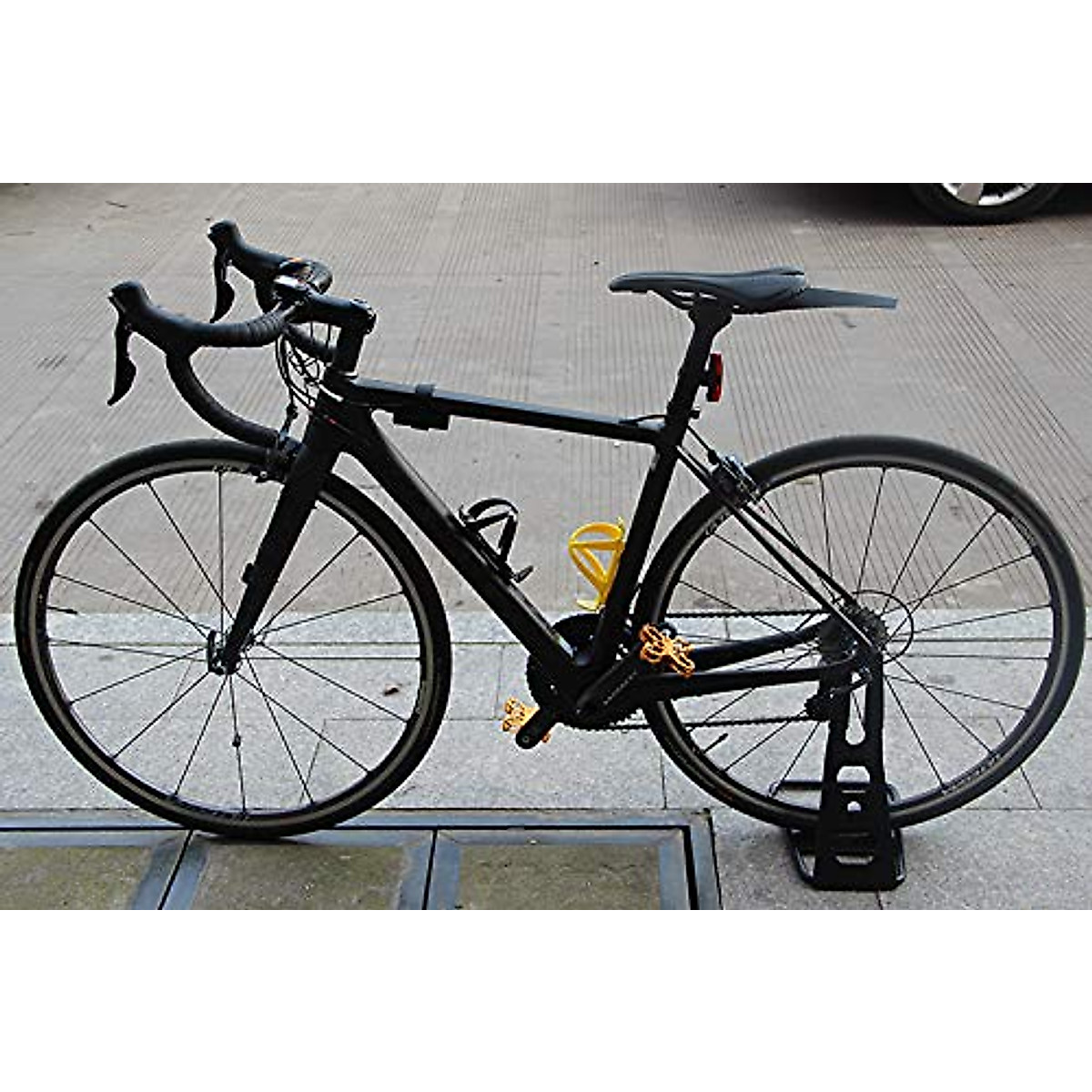 WIROJ BlueSunshine Bike Bicycle Mud Guard - Folding Road Mountain Bike Bicycle Cycling Tire Rear Mud Guards Mudguard Fenders (Gray)