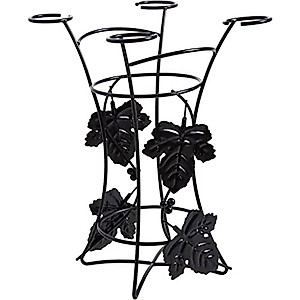 DOUBA Wine Holder Glass Holder 2 in 1 Party Display Stand Storage Rack Goblet Holder Champagne Bar