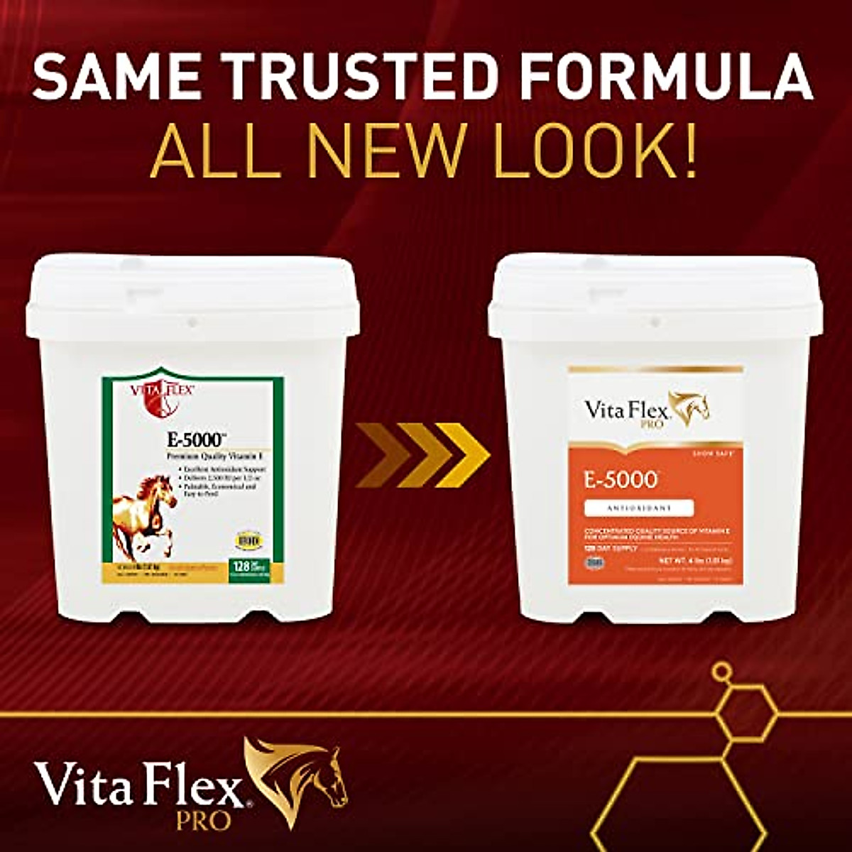 Vita Flex Pro E-5000 Premium Quality Horse Vitamin E, 4 lbs., 128-Day Supply