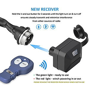 ZEAK 4500 lb Winch Kit, 12V 45 Feet Synthetic Rope, with Wireless Remote Bracket, for UTV Off Roading