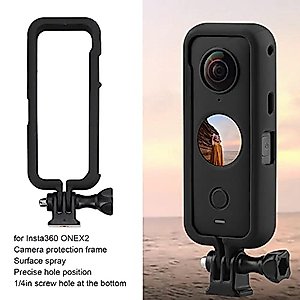 SALUTUY Camera Stand, Four Sections Adjusted Webcam Stand Drop Proof Scalable Shock Proof with Side Window for Insta360 ONE X2 Camera