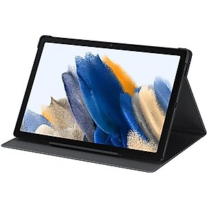SAMSUNG Galaxy Tab A8 Book Cover, Protective Tablet Case w/ 2 Viewing Angles, Magnetic Design, S Pen Holder, Slim, Lightweight, US Version, Dark Gray