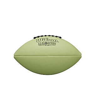 Wilson Luminous Glow Football - Junior Size, Green