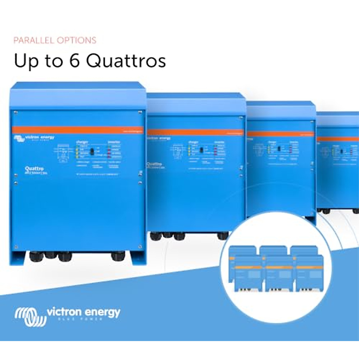 Victron Energy Quattro 5000VA 48-Volt Pure Sine Wave Inverter and 70 amp Battery Charger