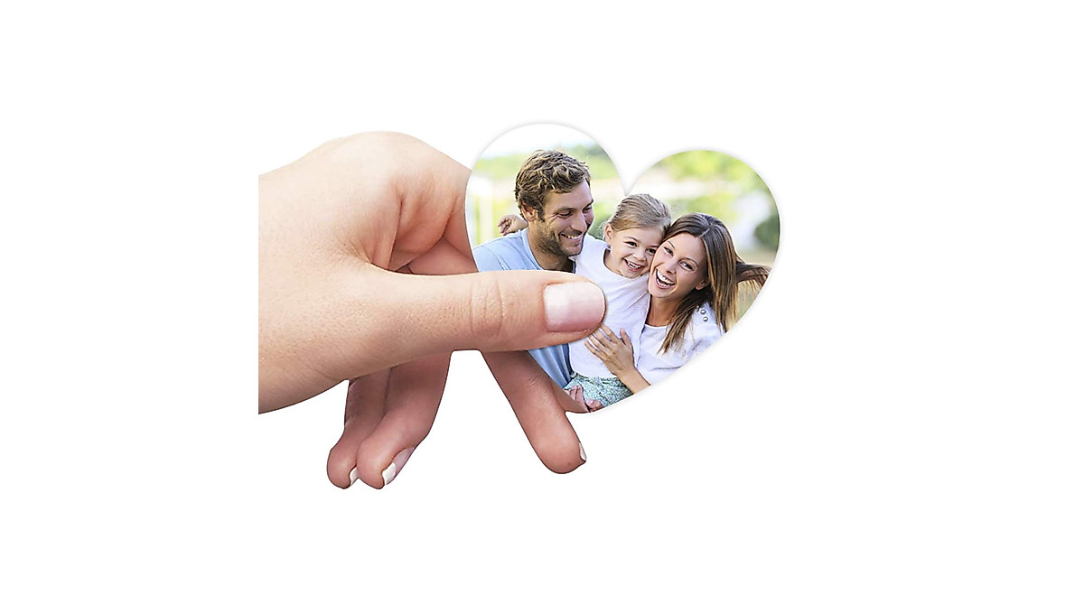 Personalized Heart Shaped Photo Magnet | Custom Gifts