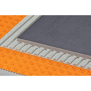 Schluter Ditra Uncoupling and Waterproofing Membrane for Ceramic and Stone Tile Application - Quick Installation, Made of Polyethylene, 1/8-Inch Thickness, 54 Square Feet - DITRA5M