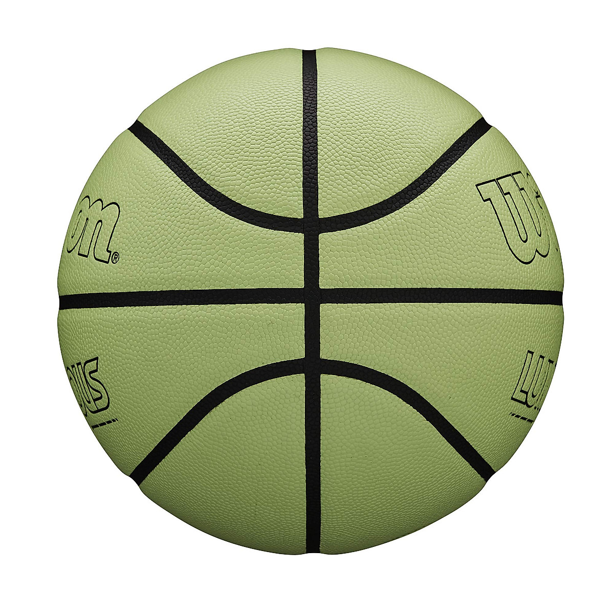 Wilson Luminous Glow Basketball - Size 7 - 29.5", Green
