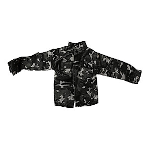 EBCO 2Pcs 1/6 Scale Tiger Strip Camo Military & Woodland Camouflage Suit for 12" Male Military Action Figure Body