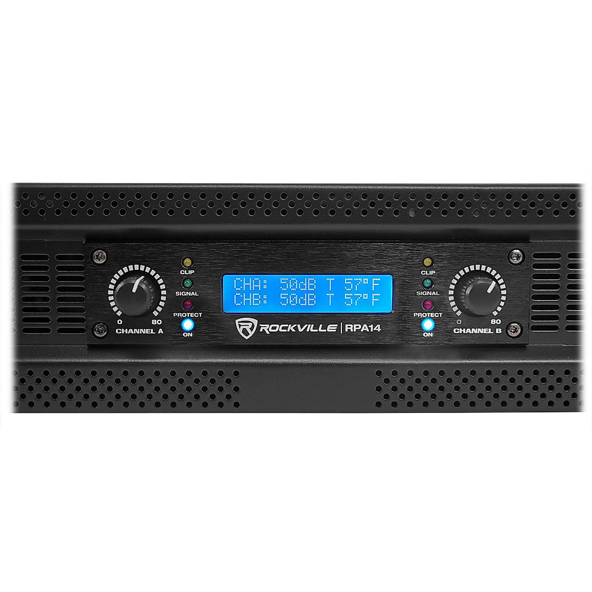 Rockville RPA14 7000 Watt Peak / 2000w RMS 2 Channel Power Amplifier Pro/DJ Amp