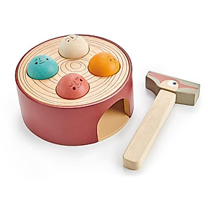 Tender Leaf Toys - Woodpecker Game - Hammering Toy Set for Baby, Educational Toddler Toys Which Develops Fine Motor Skills, Super Fun Hammer Game for Kids - 18M+