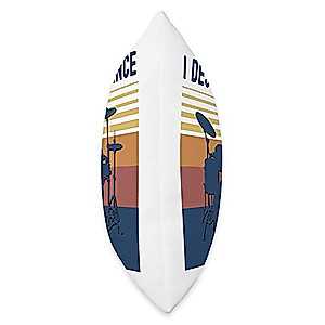 Visit I Destroy Silence Drums T Shirt Youth Store I Destroy Silence T Shirt Youth Funny Drumming Quote Throw Pillow, 18x18, Multicolor