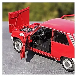 Scale Models 1 18 for Renault 5 Alpine 1976 Alloy Diecast Model Simulation Static Car Ornament Fashion Men Gift Mini Vehicles