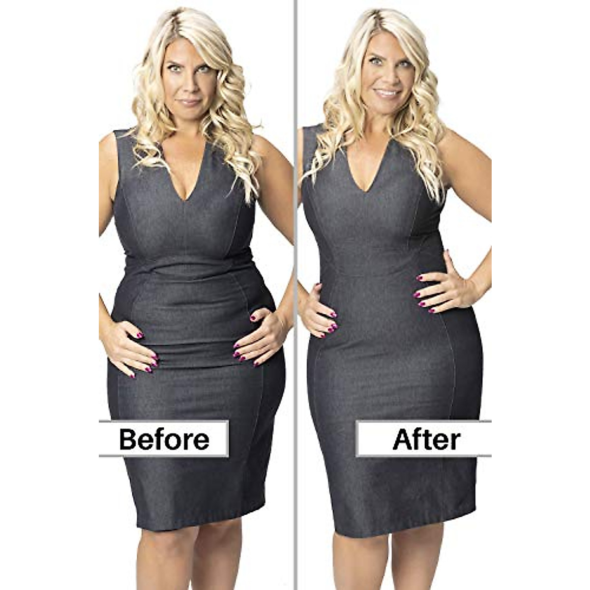 ROBERT MATTHEW Radiance Women's Shapewear High-Waist Brief (2XL, Black)