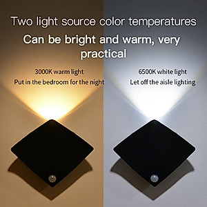 BAUFAS Solar Up and Down Wall Lights Outdoor,Outdoor Wall Lighting, Sconce 1200mAh Suitable for Bedroom, Living Room, Hallway