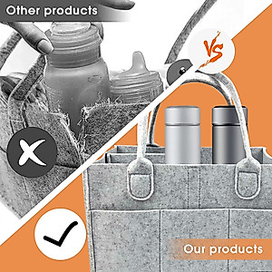 ELIMXIAOLN Baby Diaper Caddy for Boy or Girl Organizer Diaper and Baby Wipes Storage Bag Portable Tote Baby Shower Gifts Newborn Essentials for Car Storage and Outing