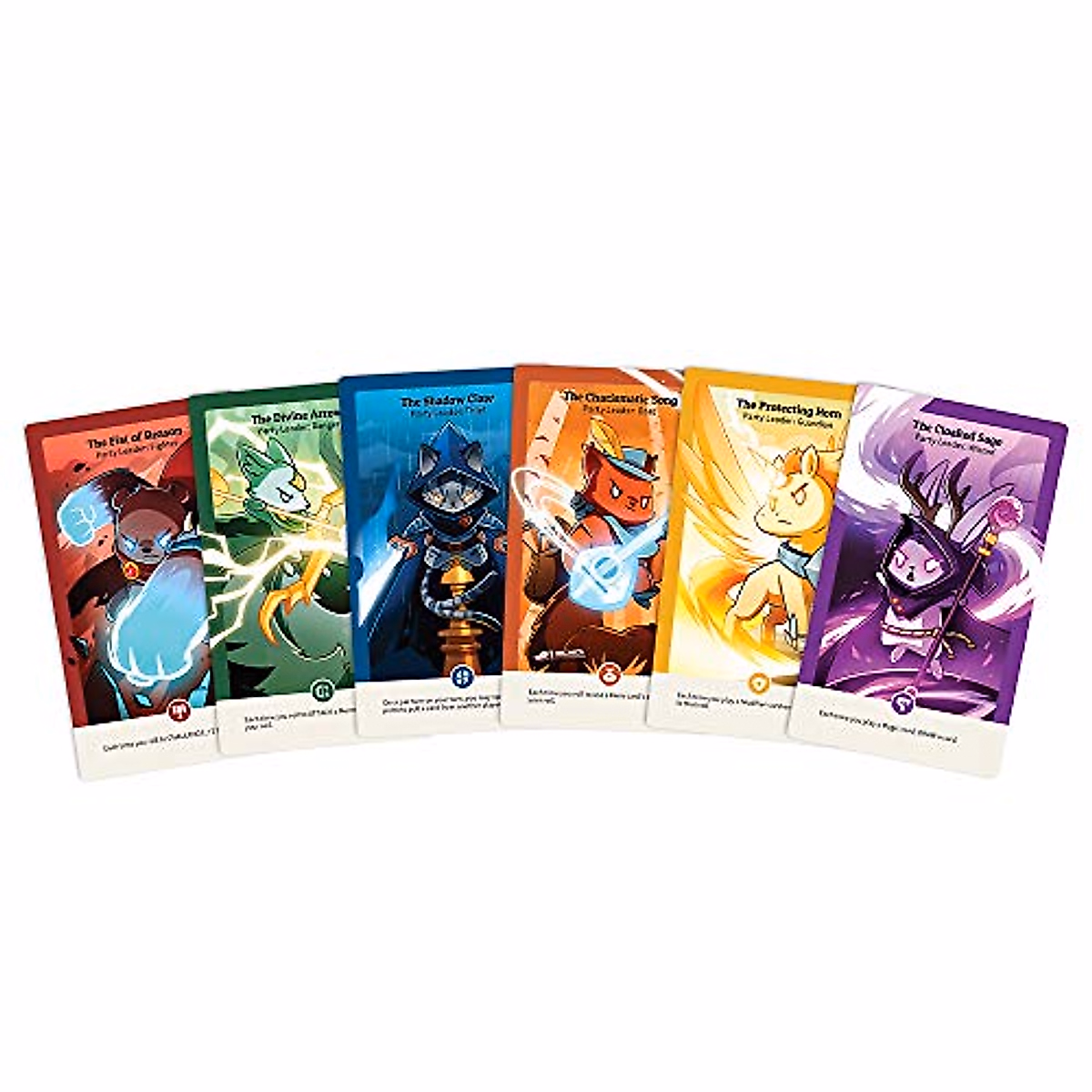 TeeTurtle Here to Slay Base Game - from The Creators of Unstable Unicorns - A Strategic Card Game for Teens and Adults , Black