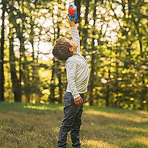 Blippi Rocket Ship - Mini Vehicle with Freewheeling Features Including 2” Classic Character Toy Figure - Imaginative Play for Toddlers, Young Children, Preschoolers