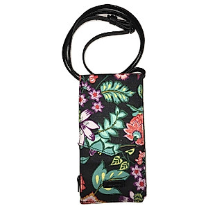 Vera Bradley Iconic RFID Envelope Crossbody in Vines Floral
