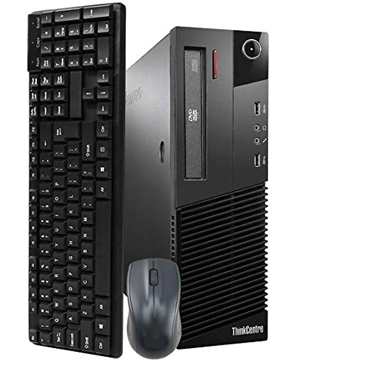 Lenovo ThinkCentre M93P SFF Computer Desktop PC, Intel Core i7 3.4GHz Processor, 16GB Ram, 256GB M.2 SSD, 2TB Hard Drive, Wireless Keyboard & Mouse, WiFi | Bluetooth, Windows 10 Pro (Renewed)