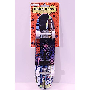 HANDBROS Handboard Skateboard 27cm 10.5 inch Tech Large Finger Board W/Grip 'HANIME'