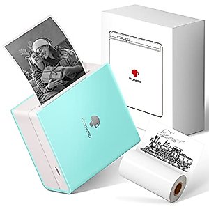 Phomemo Mini Pocket Printer M02 Inkless Note Sticker Printer for Phone, Portable Wireless Bluetooth Mini Thermal Printer for Gift, Study Buddy Printer for Kids DIY, Anatomy, Photo, Graphics, Journal