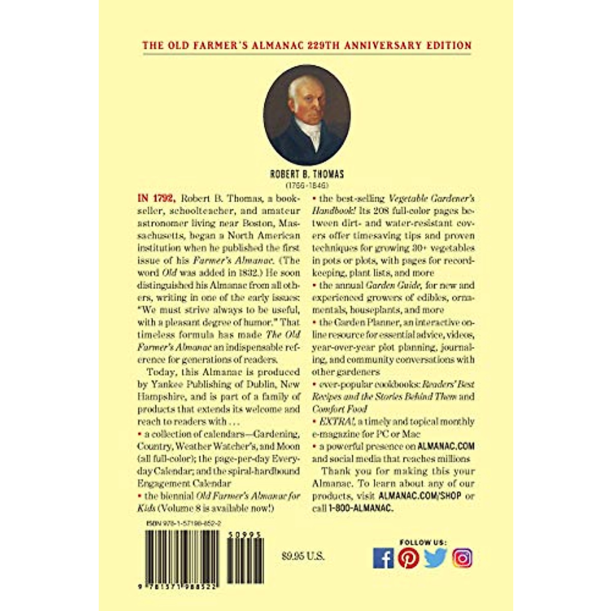 The Old Farmer's Almanac 2021, Trade Edition