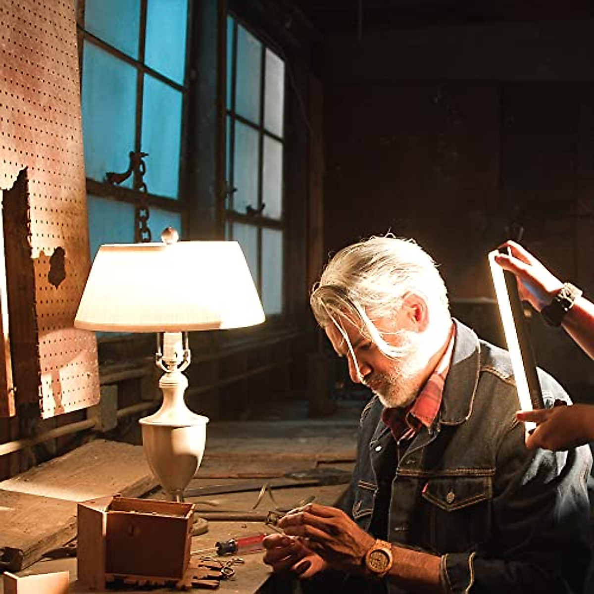 Aputure MT Pro Full-Color Mini LED Tube Light, 36 Pixels RGBWW Handheld Light Stick Photography,Support Magnetic Attraction,4200mAh Rechargeable Light Stick for Video Shooting,Vlog, YouTube, TikTok