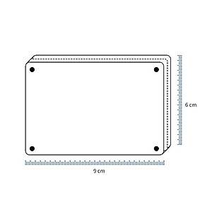 ONE WALL Acrylic Fridge Magnetic Frame, Double Sided Photo Refrigerator Magnet Picture Frame for Fujifilm Instax Mini, 2.36 x 3.54 Inch, Pack of 5