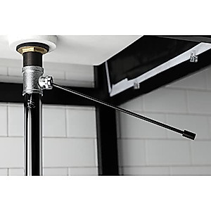 Kingston Brass KS8100MB Concord Bathroom Sink Drain, 7-13/16" Length, Matte Black