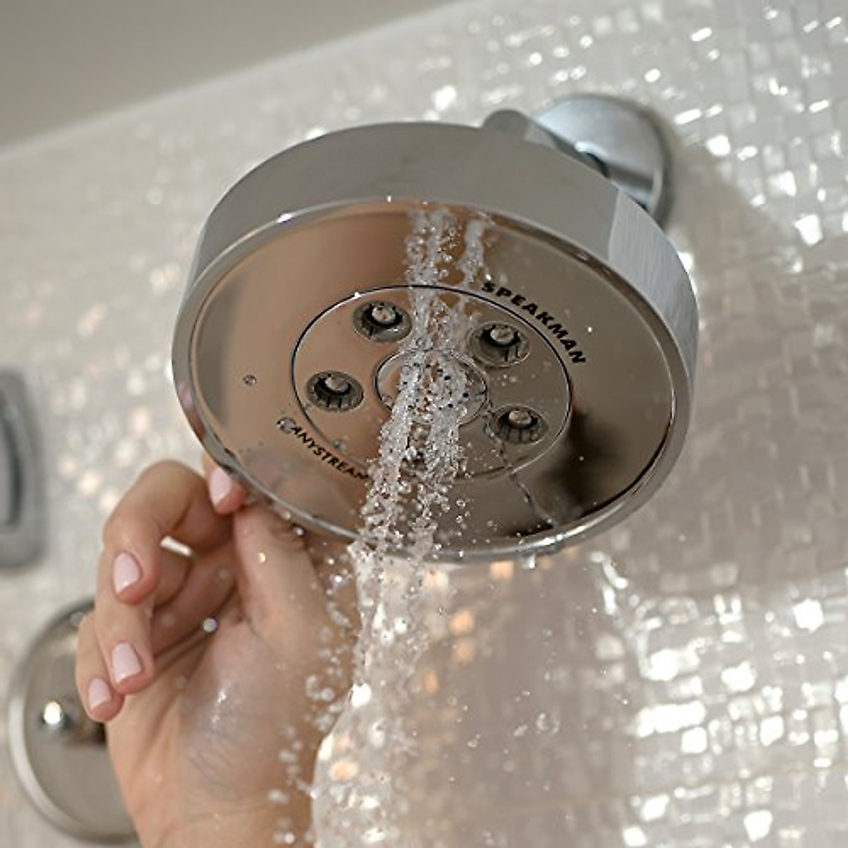 Speakman S-3010 Neo Anystream High Pressure Adjustable 2.5 GPM Shower Head, Polished Chrome