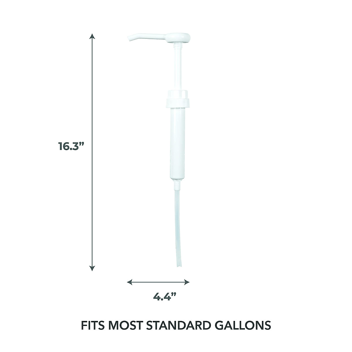 Ginger Lily Farms Premium Gallon Pump, Dispenses One Ounce Per Pump, Fits Most Standard Gallon Bottles and Containers